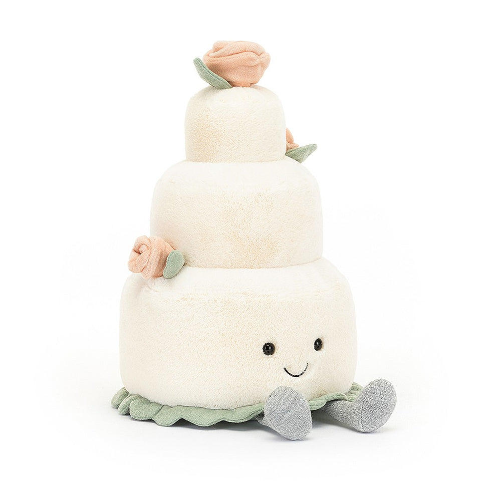 Jellycat Soft Toy - Amuseable Wedding Cake (28cm tall) – Phoenix Sweets ...