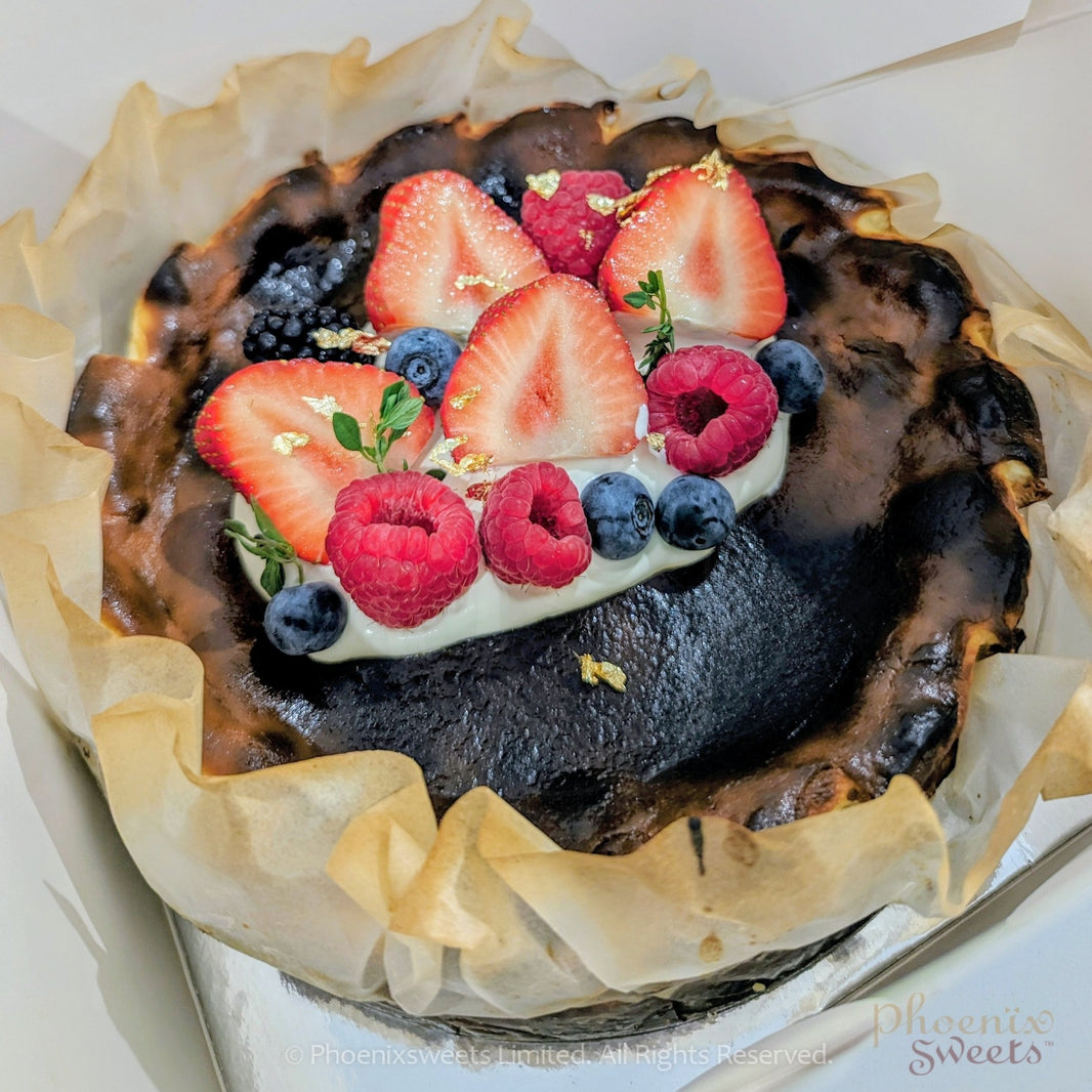 Basque Burnt Cheesecake – Phoenix Sweets Cakery