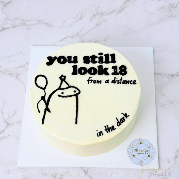 Butter Cream Cake - Meme Cake – Phoenix Sweets Cakery